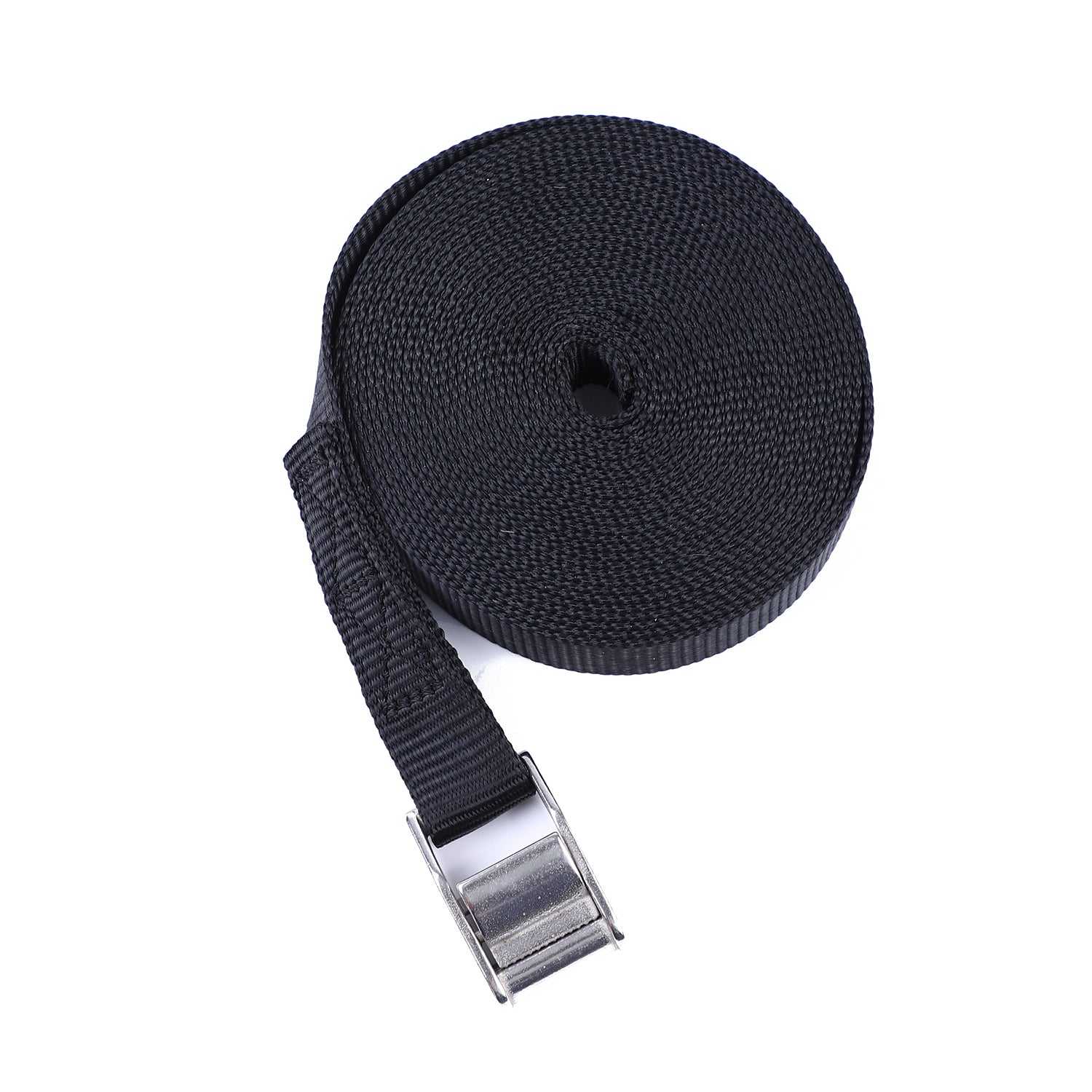 1 Inch/25 mm Black Endless Stainless steel Cam Buckle Strap – Webbinglinks