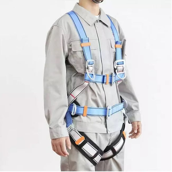 Adjustable Fall Arrest Full Body Safety Harness For Protection At Heig ...